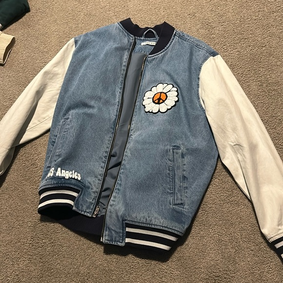 PacSun | Jackets & Coats | Pacsun Varsity Jean Jacket | Poshmark